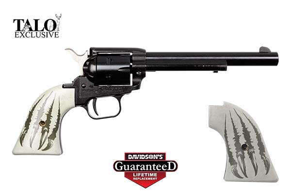 HERITAGE ROUGH RIDER BEAR CLAW TALO 22 LR 6.5'' 6-RD REVOLVER ...